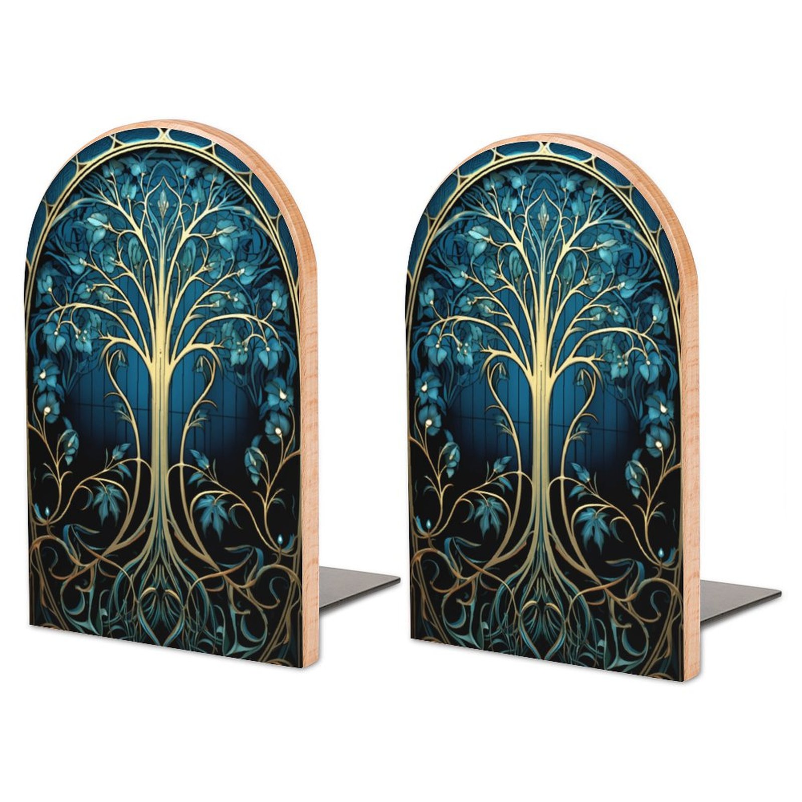 Tree of Life Bookends Custom Bookends (Large) | ID: D7352032